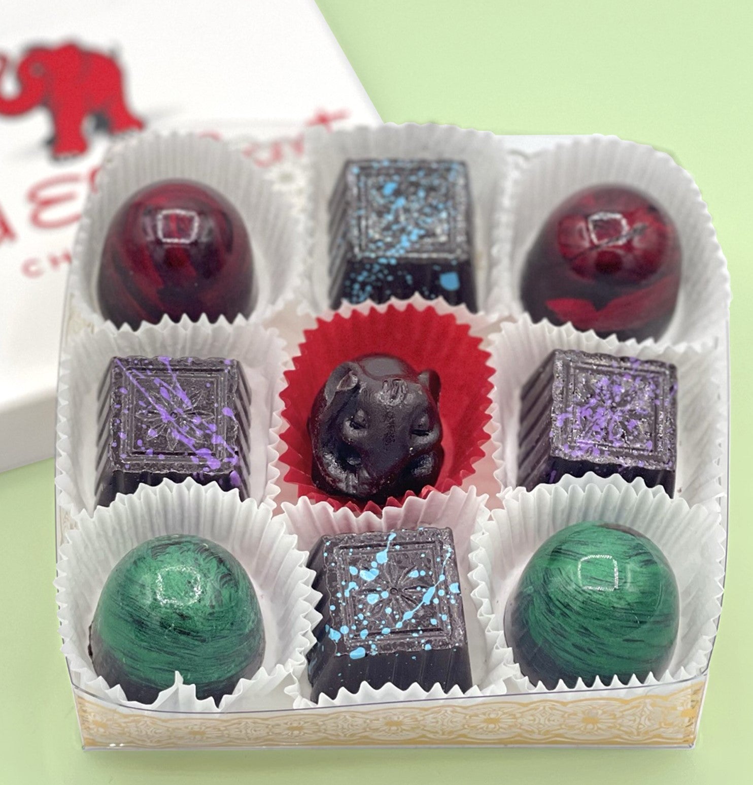 Concordia Red Elephant Chocolates
