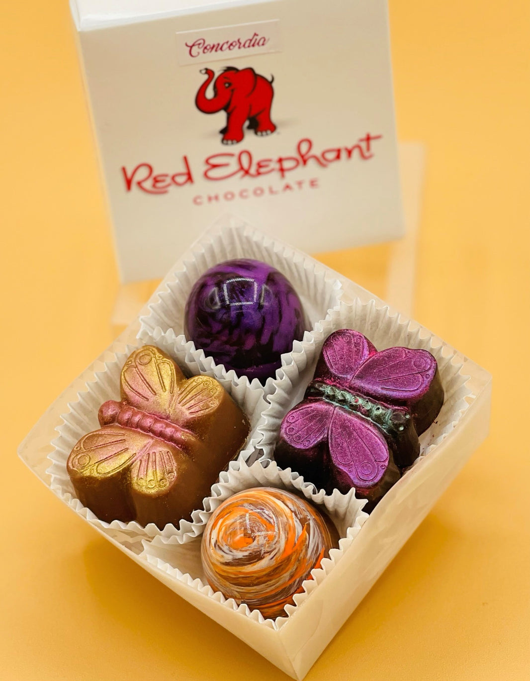 Concordia Red Elephant Chocolates